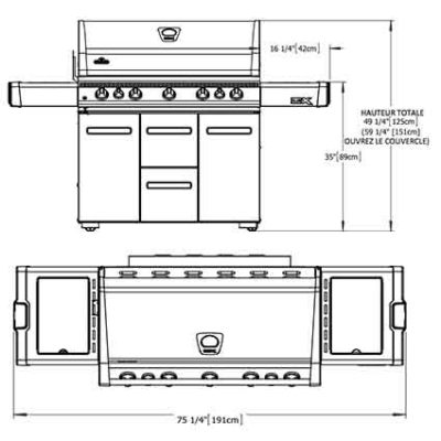 NAPOLEON LEX® 730 GAS GRILL