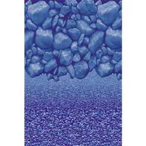 BOULDER BAY WITH STREAMSTONE ABOVE GROUND POOL LINER