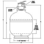 CARVIN 16 INCH LASER SERIES SAND FILTER