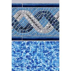 GREYSTONE WITH RIVER TILE INGROUND/ONGROUND POOL LINER